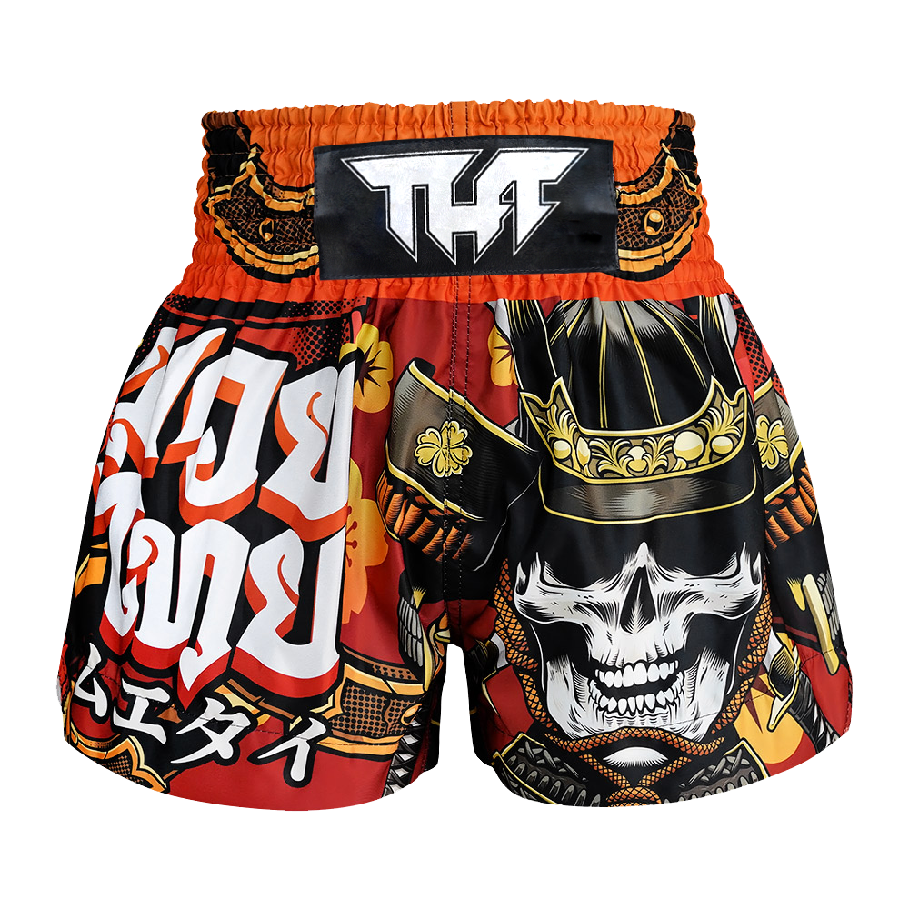 TUFF - Samurai Skull Thai Boxing Shorts - TUFF Sport
