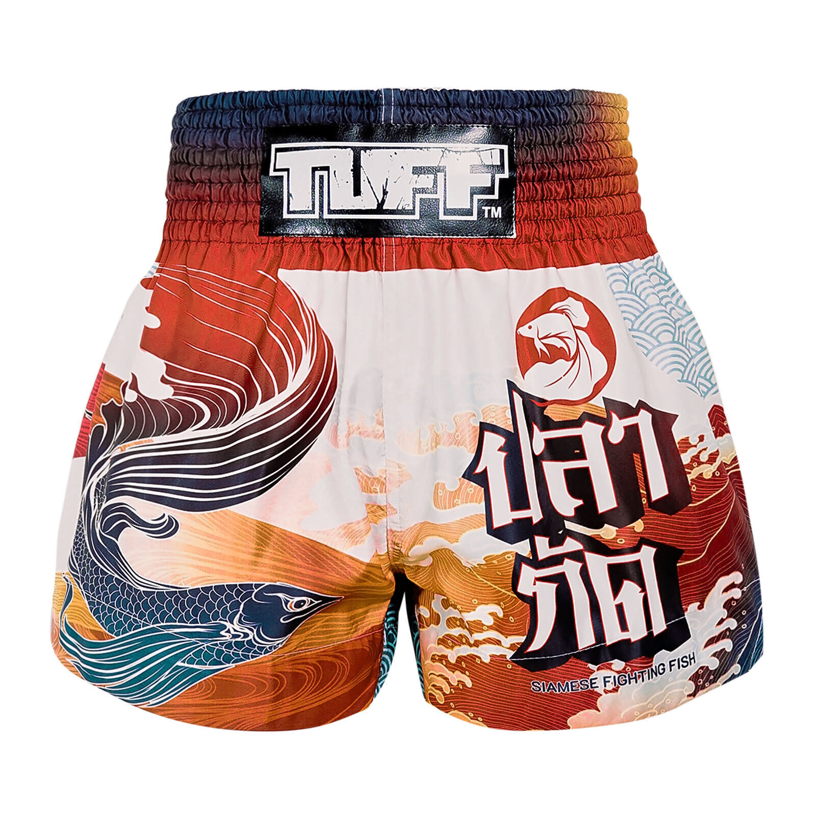 TUFF - 'Siamese Fighting Fish' Thai Boxing Shorts - TUFF Sport