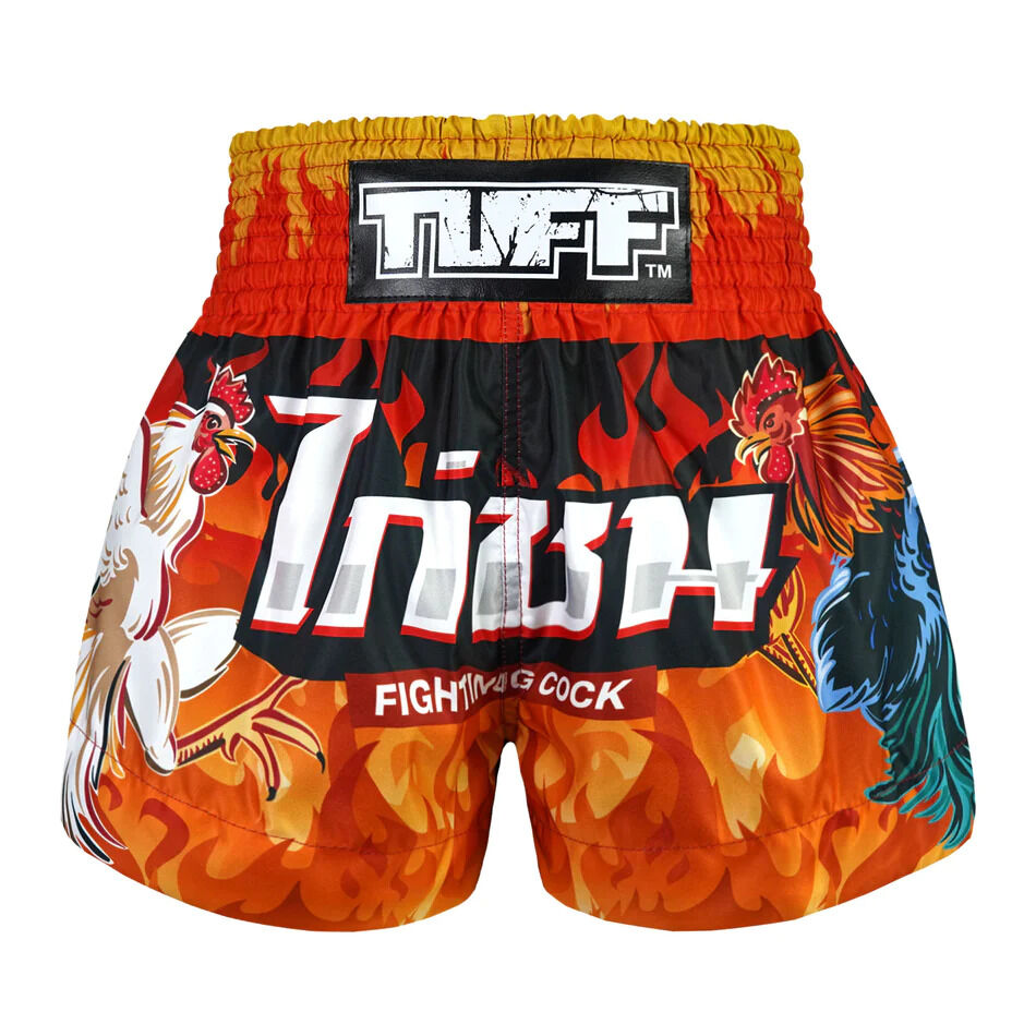 TUFF - 'Fighting Rooster' Thai Boxing Shorts - TUFF Sport