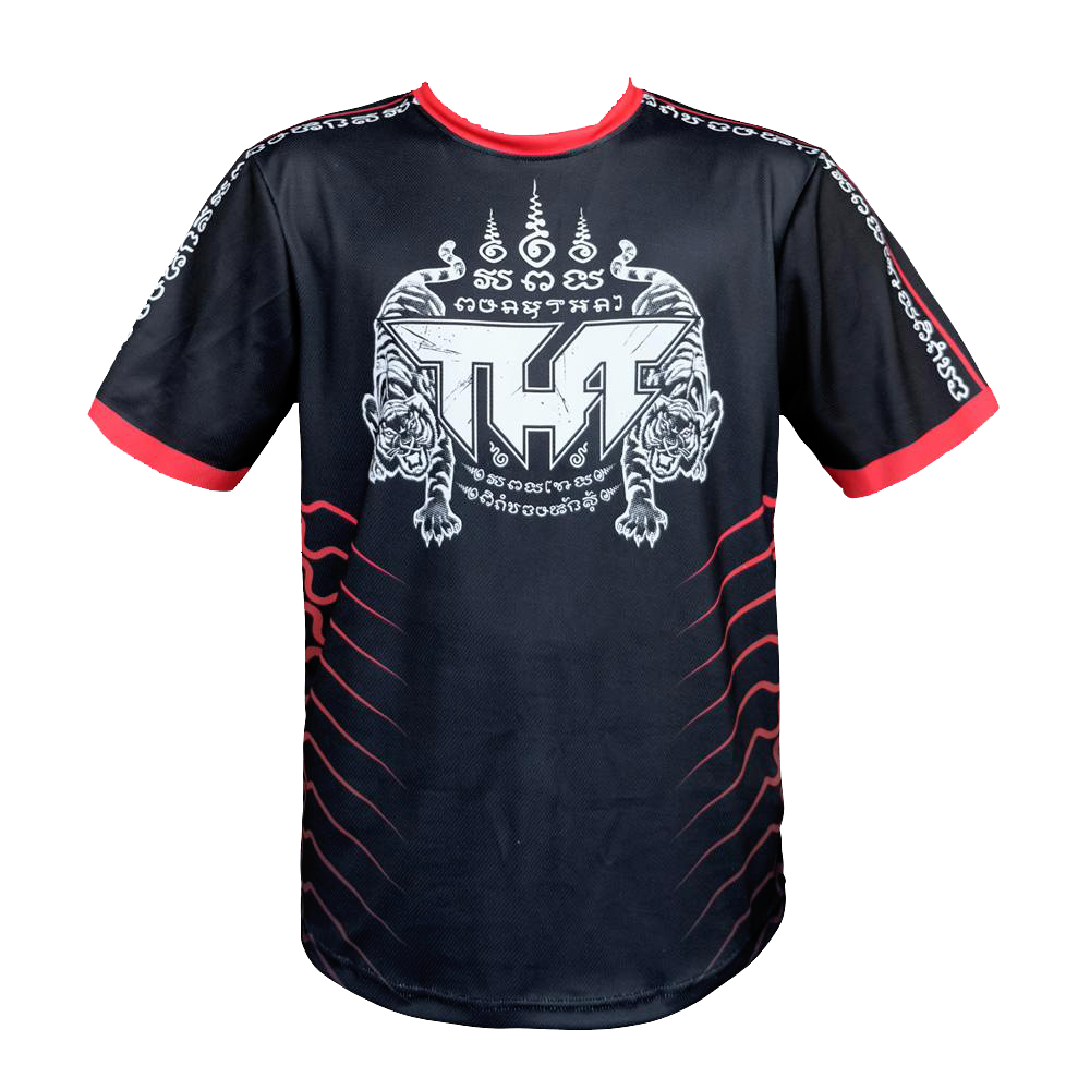 TUFF - Black Double Tiger T-Shirt - TUFF Sport